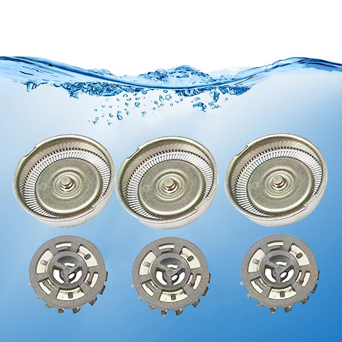 Bobblei Universal HQ4 3Pcs Razor Sharper Electronic Shaver blade heads replacement For philips norelco heads HQ56 HQ55 HQ4+ HQ3 Reflex Plus HQ6843 HQ300 HQ64 HQ916