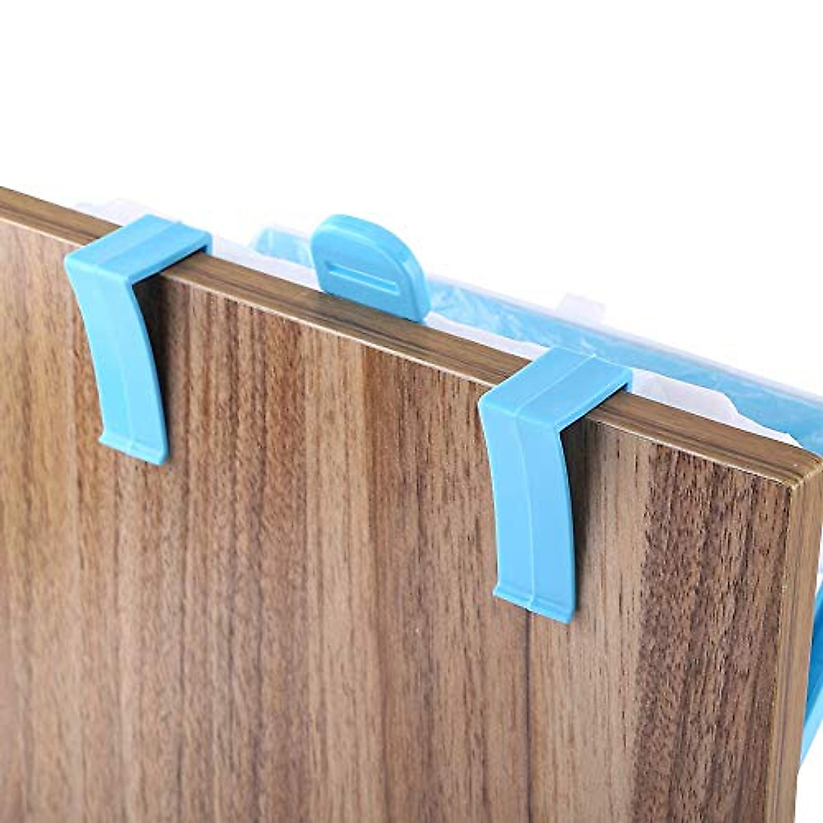 Plastic Garbage Bag Rack, Kitchen Garbage Bag Storage Rack, Folding Garbage Shelf Bag Fixing Bracket Hanging Trash Rubbish Storage Holder Trash Bin Garbage Bag for Kitchen Cupboard Door