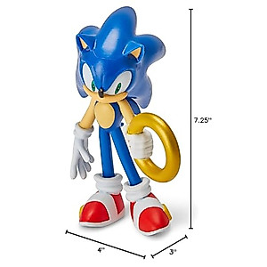 Sonic The Hedgehog Action Figure Toy – Sonic The Hedgehog Figure with Tails, Knuckles, Amy Rose, and Shadow Figure. 4 inch Action Figures - Sonic The Hedgehog Toys