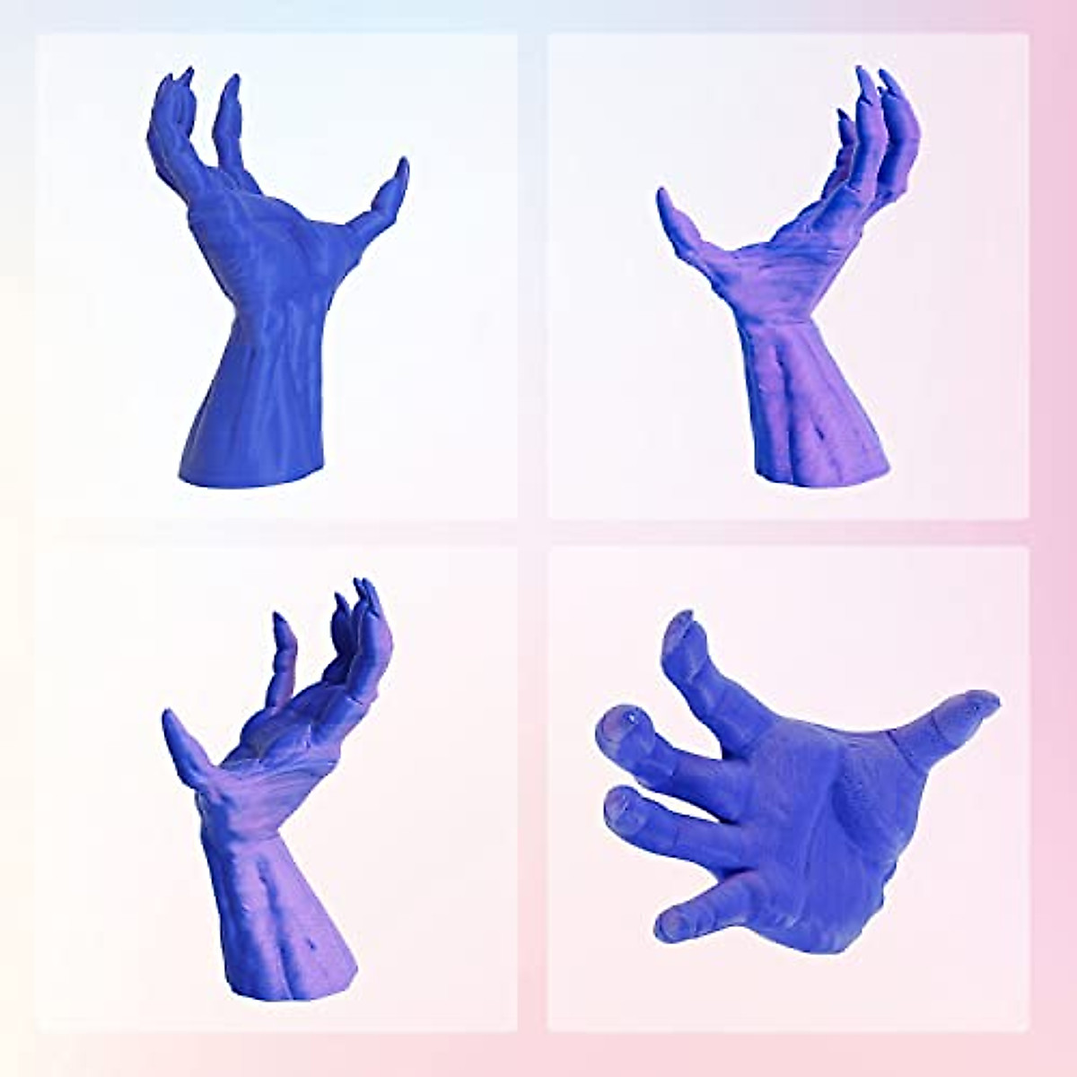 ERYONE 3D Printer Filament, PLA Filament Matte Dual Color Filament, Coextrusion Filament 1.75 +/- 0.03mm, 1kg/ Spool(2.2lbs), Matte Blue&Purple