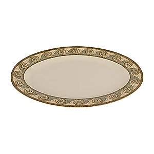 G.E.T. OP-630-MO Melamine Break-Resistant Oval Serving Platter, 30" x 20.25", Mosaic