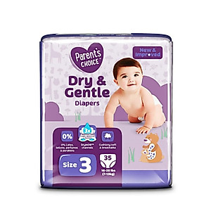 Dry & Gentle Diapers Size 3, 35 Count 1pack