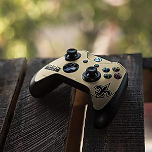 Skinit Decal Gaming Skin Compatible with Xbox One Elite Controller - Officially Licensed NFL New Orleans Saints Gold Performance Series Design