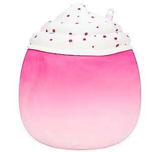 Squishmallows Original 14-Inch Cinnamon Gradient Strawberry Milkshake - Large Ultrasoft Official Jazwares Plush
