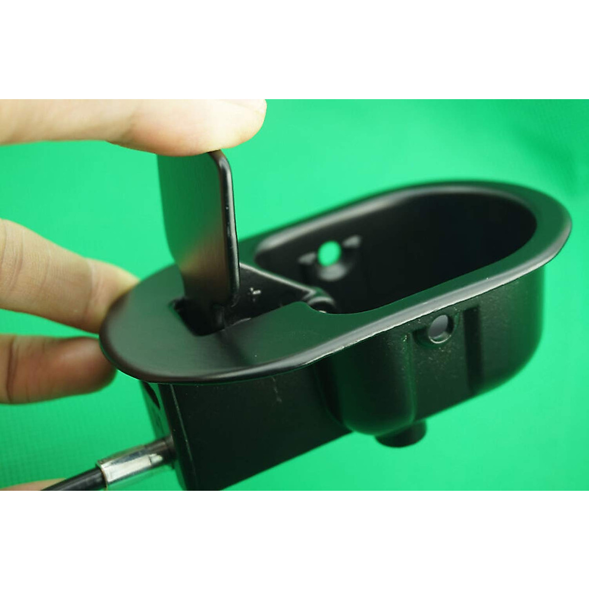 Pmsanzay Recliner Replacement Parts - Universal Black Metal Pull Recliner Handle with Cable - fits Ashley/Lane/Lazy Boy/Berkline and Major Recliner Brands Couch Style Pull Chair Release Handle Sofa