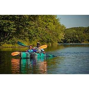 Carlisle Magic Mystic Kayak Paddle with Polypropylene Blades and Aluminum Shaft, 220cm - Ahi