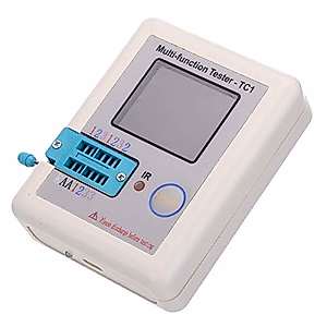 Multi-Function Tester, 3.5 inch Colorful Display Pocketable Multifunctional TFT Backlight Transistor LCR-TC1 Tester for Diode Triode Capacitor Resistor Transistor LCR ESR NPN PNP MOSFET LW21