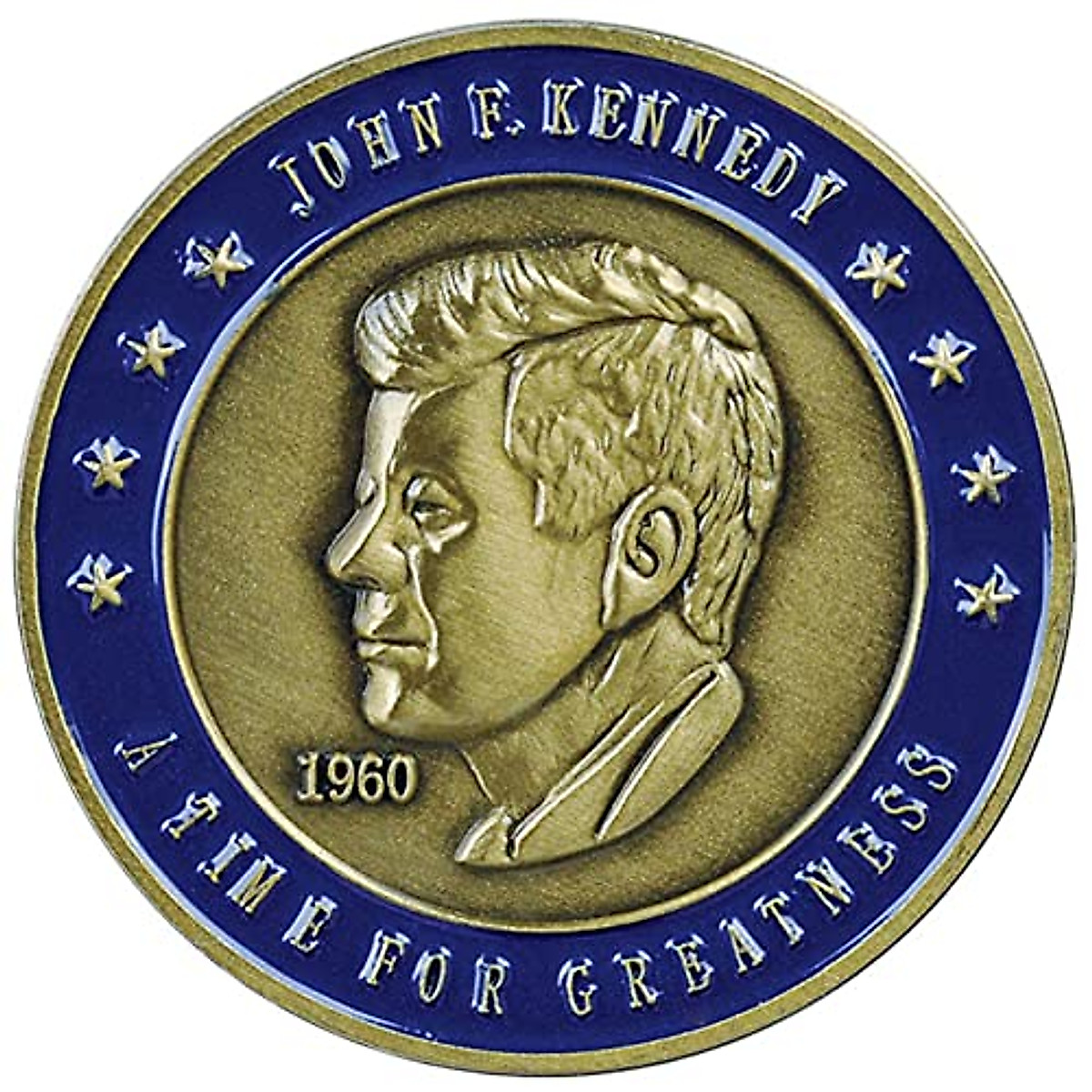 MEDALS OF AMERICA EST. 1976 President Kennedy Challenge Coin