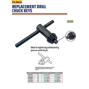 HHIP 3070-0049 0.312" Pilot Drill Chuck Key, Fits HHIP 1/2" and HHIP 5/8" Chucks and Only Other Brand Chucks That Accept a Key with a 0.312" Pilot