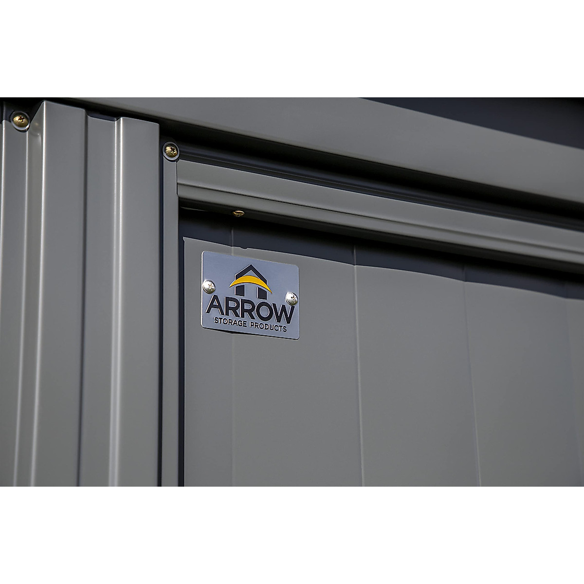Arrow Classic Steel Storage Shed, 10x8, Charcoal