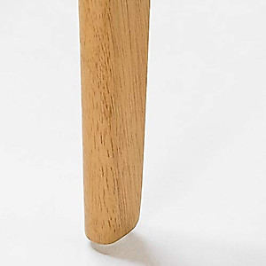 Christopher Knight Home Lucious Curved Leg Rectangular Dining Set, 5-Pcs Set, Natural Oak / Light Beige