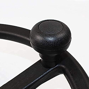 Anonyme 8mm Screw Steering Wheel Spinner Knob Turning Aid Ball Tractor Forklift Assembly Black