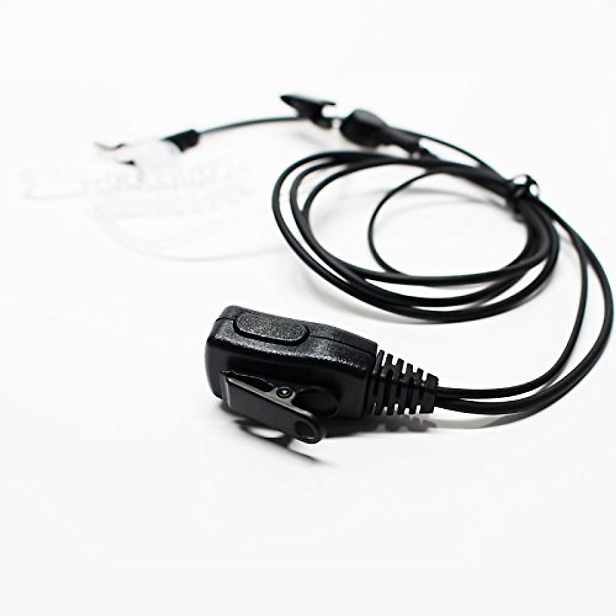 Replacement for Yaesu/Vertex FT-60 FBI Earpiece with Push to Talk (PTT) Microphone - Acoustic Earphone Compatible with Yaesu/Vertex FT-60 Radio - Headset for Security and Surveillance