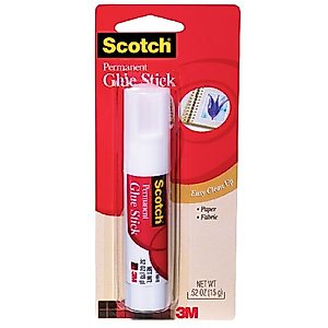 Scotch Glue Stick, .52 oz, Acid Free and Non-Toxic (6015)