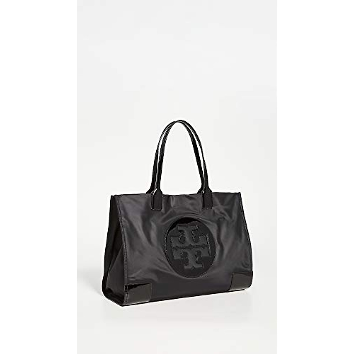 Tory Burch Women's Ella Patent Tote, Black, One Size