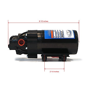 Everflo 12 Volt 2.2 GPM 70 PSI Diaphragm Pump