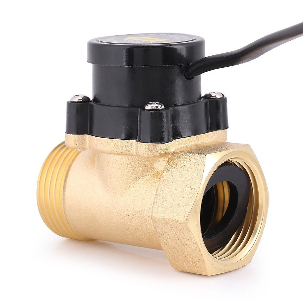 HT-800 G1 Thread 220V Magnetic Wate Flow Sensor Switch Pipe Boosting Pump Laser Machine Automatic Electronic Switch Control for Shower Low Water Pressure Solar Heater Water Circulation