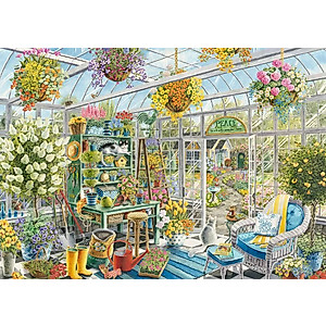 Ravensburger Greenhouse Heaven 300 Piece Large Format Jigsaw Puzzle for Adults - 16786 - Every Piece is Unique, Softclick Technology Means Pieces Fit Together Perfectly