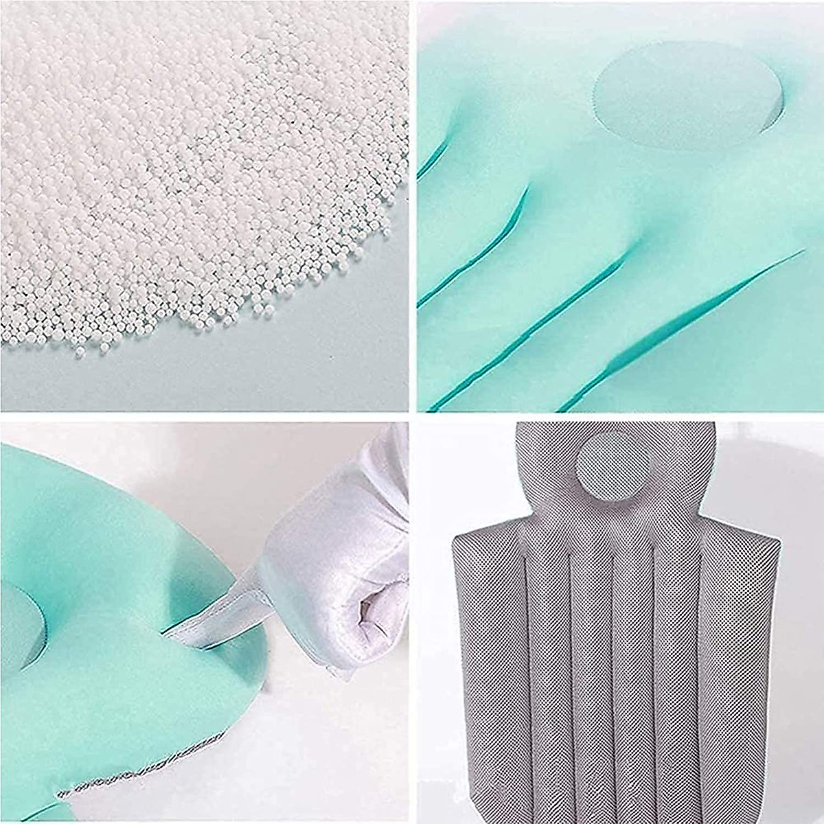 Bath Pillow, Bathtub Pillow Non-Slip Bath Mat Bath Pillow Anti- Bathtub Spa Cushion for Full Body Back Support Comfort Head Rest Ideal Hot Tub Accessories