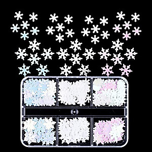 Snowflake Glitter Resin Fillings Flakes Sequins Epoxy Resin Mold Filler for DIY Jewelry Making Nail Art Decor