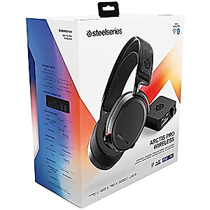 SteelSeries Arctis Pro Wireless - Gaming Headset - Hi-Res Speaker Drivers - Dual Wireless (2.4G & Bluetooth) - Dual Battery System