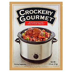 Crockery Gourmet Seasoning Mix for Beef, 2.5-Ounce Packets (Pack of 6)