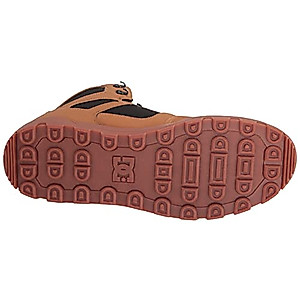 DC Men's Pure High-Top Water Resistant Boot Skate Shoe Snow, Wheat/Black, 12