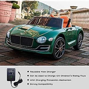 12V Charger for Kids Ride on Car, 12V Charger Ride On Toys, 12V 500MA Power Adapter, Universal Charger for Ride-Ons Toys,Electric Baby Carriage