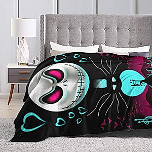 Christmas Blanket Flannel Throw Blanket Ultra Soft Warm Plush Bedding for Couch Bed Living Room Sofa 50X40 Inch