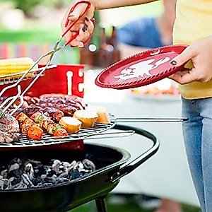 5 PC Crawfish Trays - 15" Inch Wide Reusable Plastic Crawfish Trays - Crawfish Boil Party Table Decorations