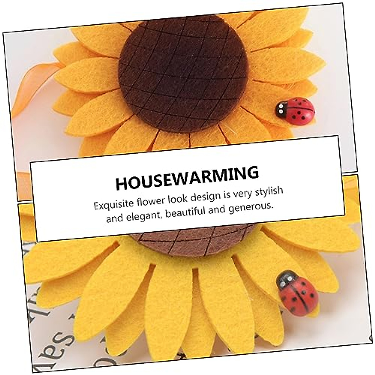 Garneck 6 Pcs Sunflower Curtain Buckle Magnetic Curtain Clips Sunflower Curtain Holdbacks Metallic Curtain Tie Buckle Curtain Tie Backs Curtain Fastener Decorate Non-Woven Fabric Delicate