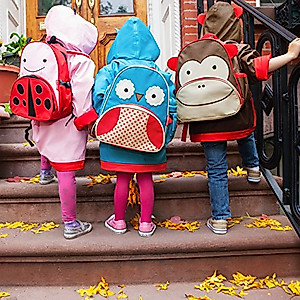 Skip Hop Zoo Little Kid-Toddler Hooded Raincoat for Girls, Owl, Blue, (Size 2) (Discontinued by Manufacturer)