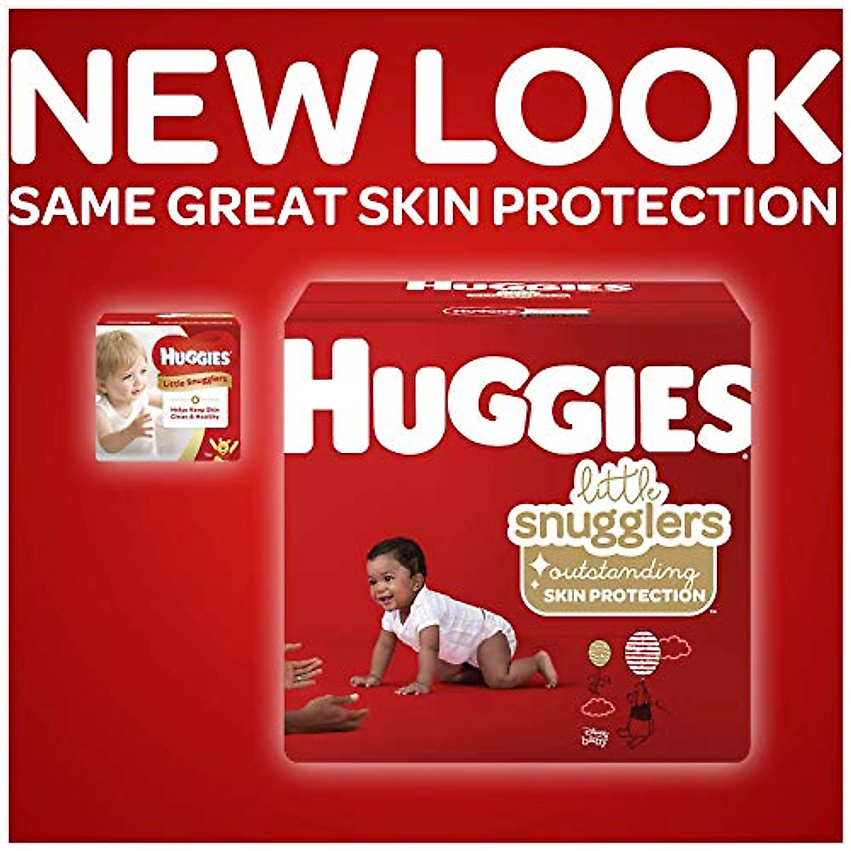 Huggies Little Snugglers Baby Diapers, Size 3 (16-28 lb.), 112 Ct, Giant Pack (Packaging May Vary)