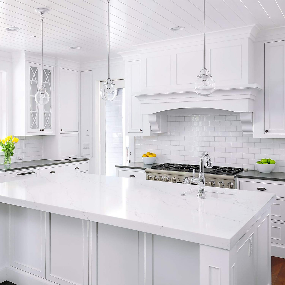 Mecpar 15.7" x 118" Matte White Wallpaper White Contact Paper White Peel and Stick Wallpaper Self-Adhesive Removable Wallpaper Thicken Waterproof Wallpaper for Kitchen Countertop Cabinet Wardrobe