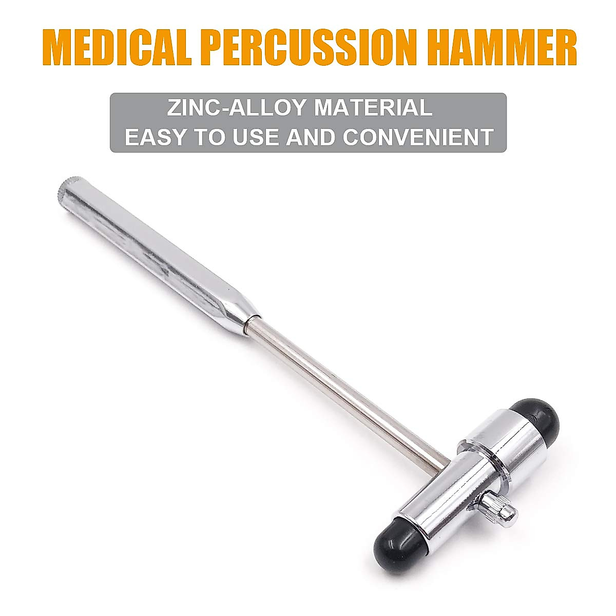 FLYH Buck Neurological Hammer, Tromner Reflex Hammer with Needle and Brush, for Neurologic Reflex Diagnosis and Testing