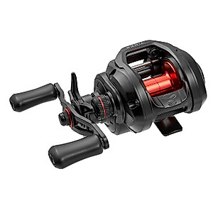 Baitcasting Reel Dual Brakes Lightweight 7.1:1 High Speed Gear Ratio 6 Stainless Steel Ball Bearings Baitcaster (Right Hand)