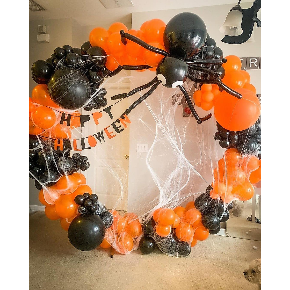 Bezente Orange Balloons Latex Party Balloons - 150 Pack 5 inch Matte Small Orange Helium Balloons for Birthday Wedding Baby Shower Halloween Party Decorations