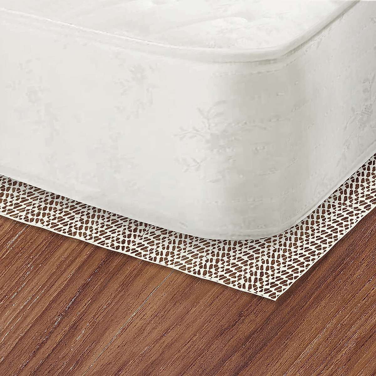 Nevlers Full Size 72"x48" Mattress Slide Stopper | 6 Ft x 4 Ft Anti Slip Mattress Gripper Full Bed | Open Weave PVC Non Slip Mattress Pad | Non Slip Pad Mattress Stoppers to Prevent Sliding & Slipping