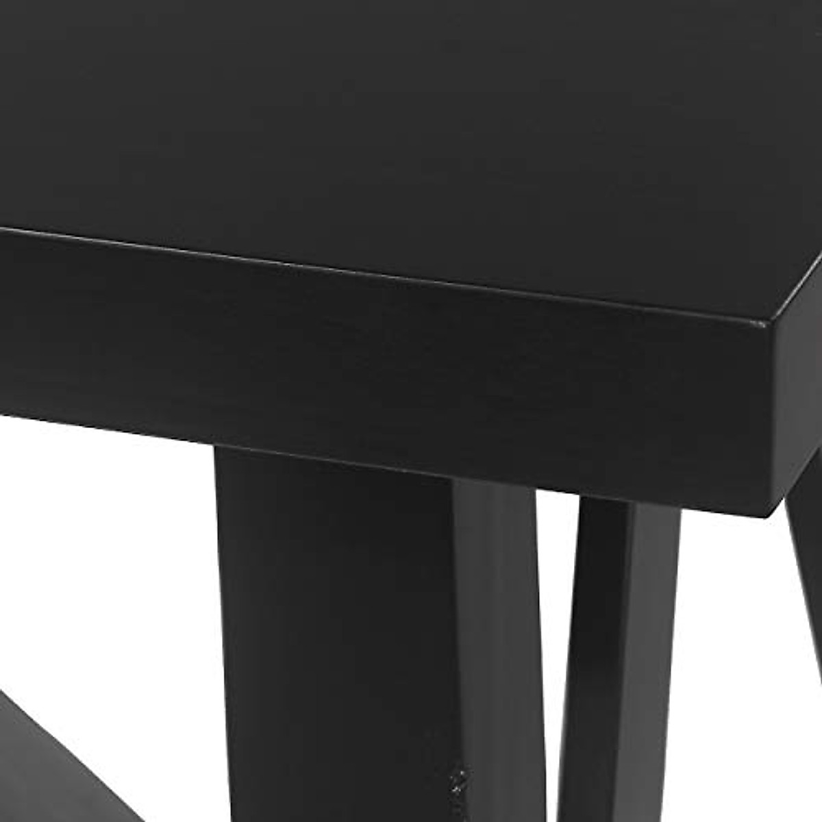 Christopher Knight Home Fairgreens Dining Table, Black 35.5D x 71W x 29.5H in