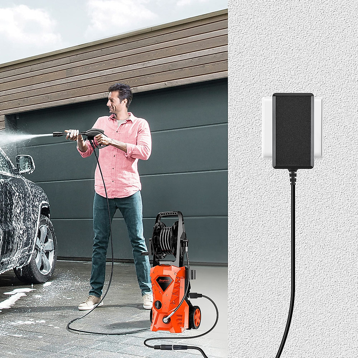 PKPOWER AC Adapter Power Supply for Powerstroke Subaru Pressure Washer 3100 PSI PS80312E PS803100 PS907000A PS907000S PS803155E PS803166E Electric Power Supply Cord