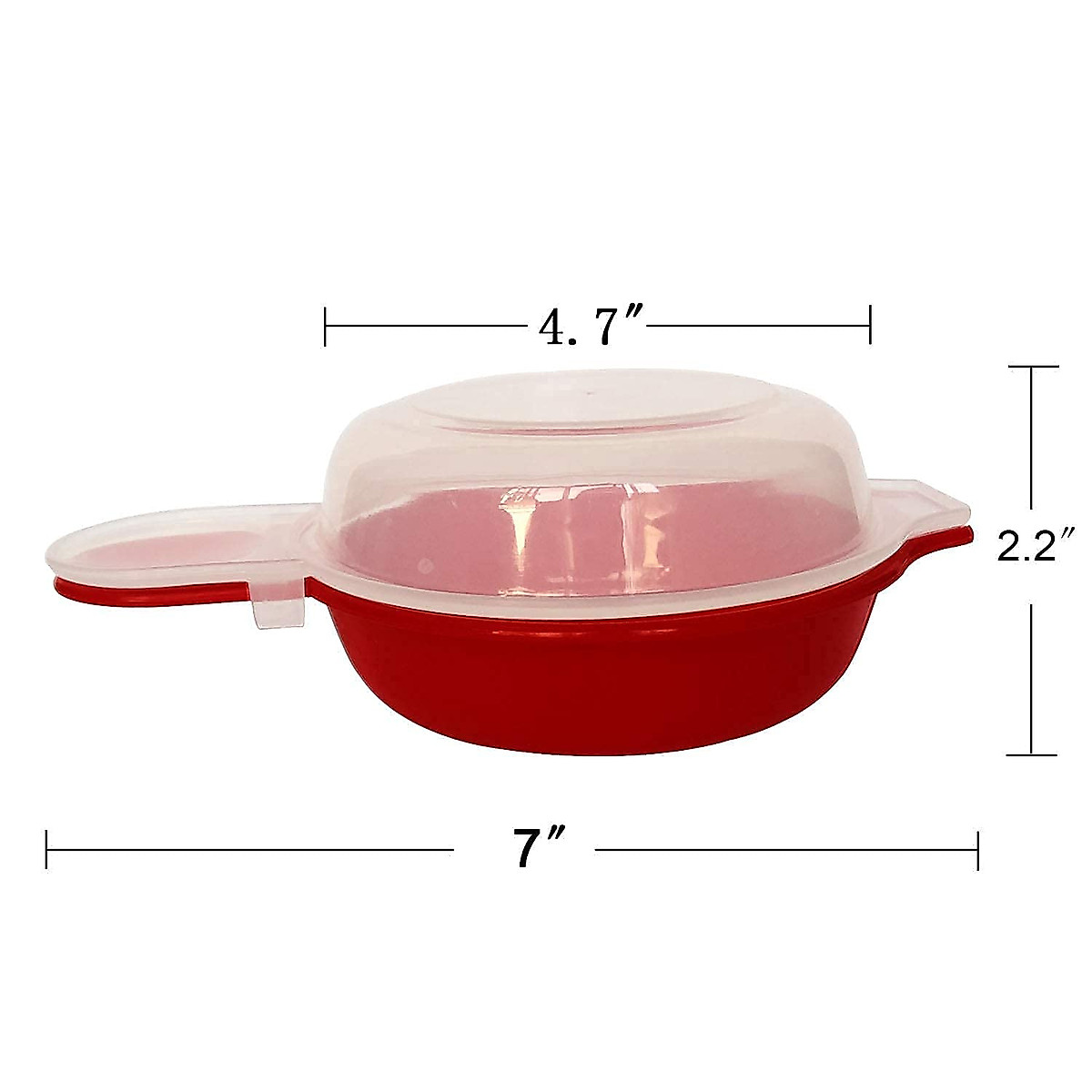 FOSUTOU Microwave egg cooking kit, with 4 kitchen tools (2 sets of egg cooker, 1 egg whisk, 1 egg separator) for fast eggwich, cook TWO eggs perfectly in one minute, with gourmet recipe included