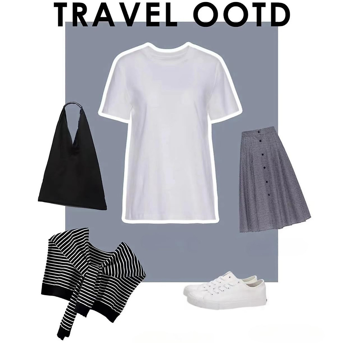 WaJuemy Sweater Shawl Wraps for Women Sweater Knitted Knotted Shawls Travel Casual Scarf Cape Shoulder Tops Fashion Wrap(Black/White stripe)