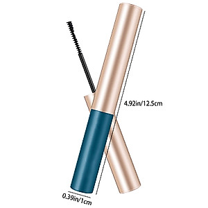 Mascara Waterproof Slender Color Mascara 3D Curling Or Slender Long Lasting Makeup Root Is Distinct Not Clumping (Black, One Size)