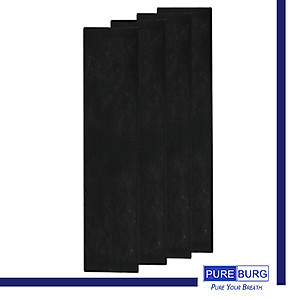 PUREBURG 1183900 True HEPA Replacement Filter Set Compatible with Whirlpool 1183900 817500 fits APT30010M APT40010R APT42010M APT50010M APMT2001M Air Purifiers,H13 Activated Carbon,2-Pack