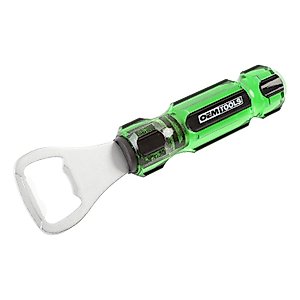OEMTOOLS 26033 Screwdriver-Style Bottle Opener, Acetate Handle, Bar Bottle Opener, Beer Bottle Opener Tool for Workspaces and Tool Boxes, Bartender Gadgets