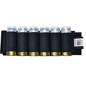 Trinity Shell Holder Compatible with Benelli M4 12 Gauge Pump Shells Carrier Hunting Accessory Holder Tactical Shell Pouch Ammo Shell Round slug Carrier Reload Adapter Target. Black