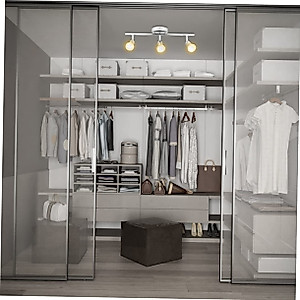 DOITOOL 1pc Led Clothing Store Window Background Wall Gu10 Spotlight Decorative Ceiling Lamp Led Ceiling Lights Recessed Light Fixtures Chandelier Lamp Track Head Dimmable Stainless Steel