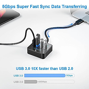 SHYPT USB Hub 3.0 Adapter USB Splitter Notebook 4 USB 3.0 Hub for PC Computer Accessories