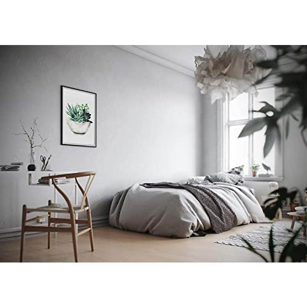 Paint by Numbers for Adults, DIY Painting Kit for Beginners, 16” x 20” Succulent Pot Acrylic Painting is Suitable for Living Room, Bedroom and Decoration Gift