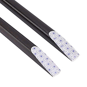 Wooden Chopsticks, Chopsticks Reusable, 1 Pair of Japanese Style Sakura Pattern Reusable Durable Wooden Chopsticks(bronze)